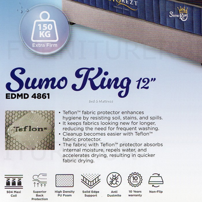 Evorezt Sumo King 12" Mattress