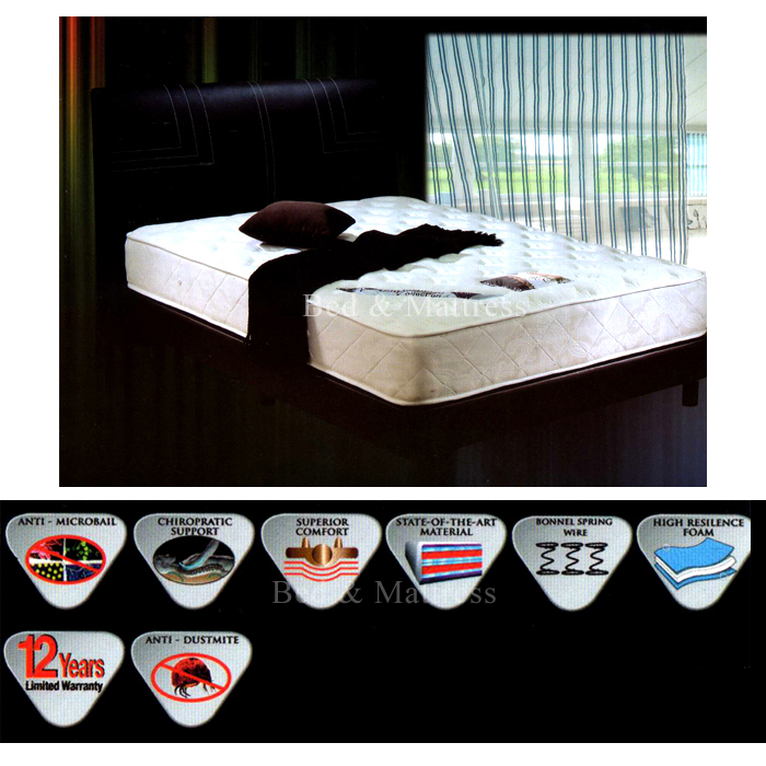 Mastercoil. Spinal Comfort Bonnel Spring Wire Mattress